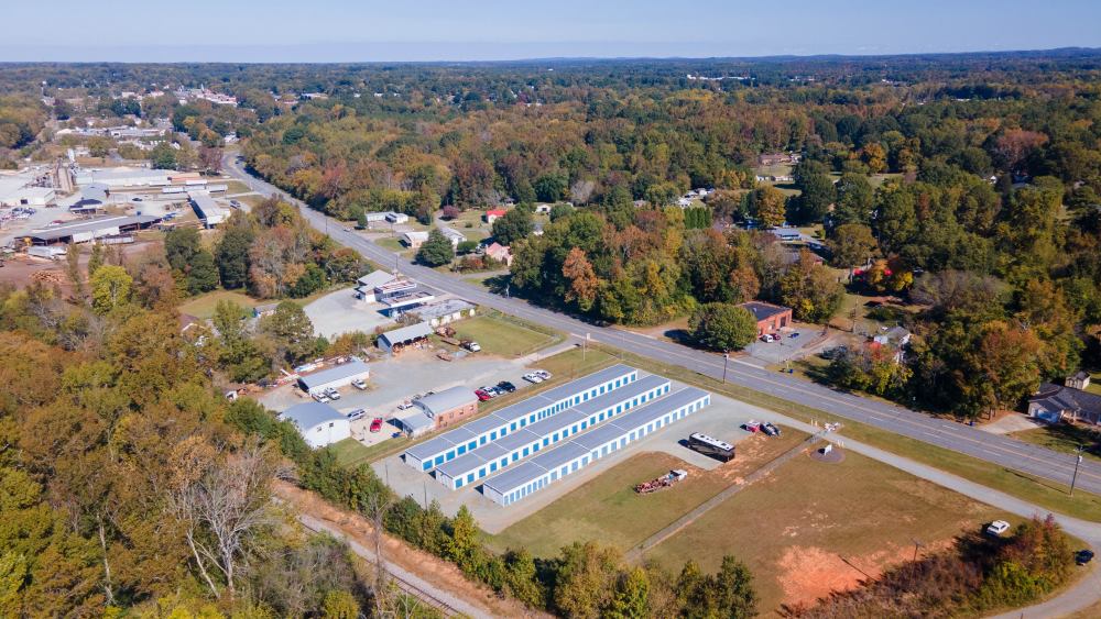 Drive-up Storage Units at Siler City Self Storage on S Chatham Ave